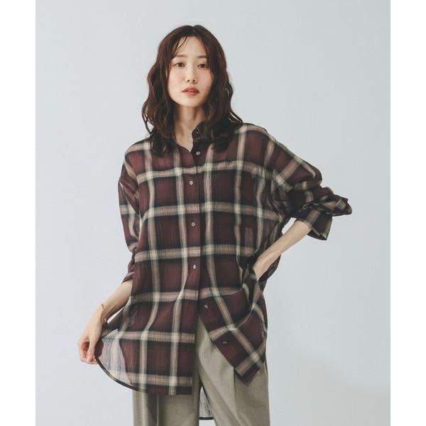 ZOZO問い合わせ番号:109881712ショップ:GLOBAL WORK，グローバルワークブランド:GLOBAL WORK，グローバルワーク商品名:シアークレープチェックシャツ/680572カテゴリ:トップス>シャツ/ブラウスブラン...
