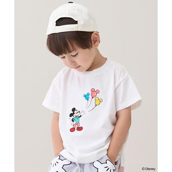 ZOZO問い合わせ番号:109921410ショップ:petit main，プティマインブランド:petit main，プティマイン，Disney，ディズニー商品名:「Disney」アソートアップリケ半袖Tシャツカテゴリ:トップス>Tシ...