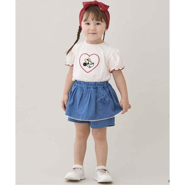 ZOZO問い合わせ番号:109921412ショップ:petit main，プティマインブランド:petit main，プティマイン，Disney，ディズニー商品名:「Disney」フレアギャザースカパンカテゴリ:スカート>スカートブラ...