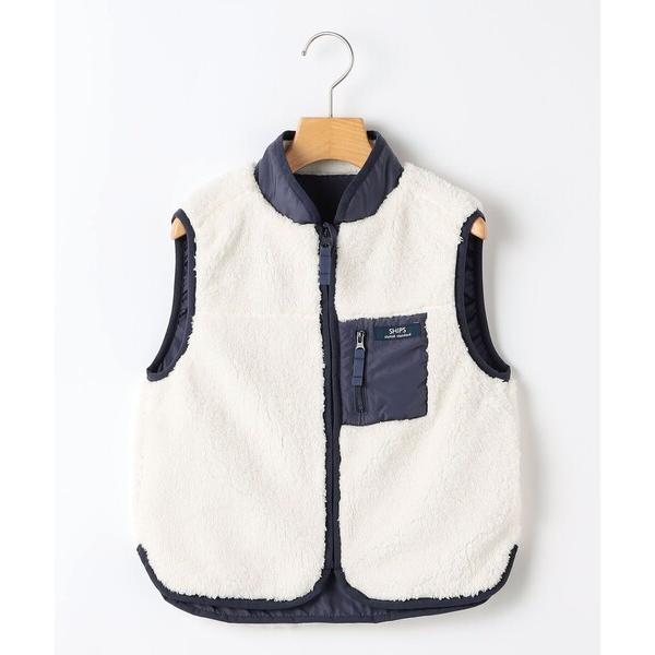 ZOZO問い合わせ番号:109960237ショップ:SHIPS KIDS，シップス キッズブランド:SHIPS，シップス商品名:SHIPS KIDS:140〜160cm /ボア リバーシブル ベストカテゴリ:トップス>ベストブランド品...