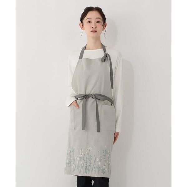 ZOZO問い合わせ番号:109996423ショップ:Afternoon Tea LIVING，アフタヌーンティー・リビングブランド:Afternoon Tea，アフタヌーンティー商品名:ボタニカル刺繍エプロンカテゴリ:食器/キッチン>...