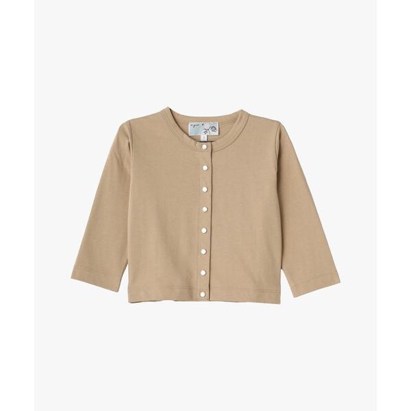 ZOZO問い合わせ番号:109996990ショップ:agnes b.，アニエスベーブランド:agnes b.，アニエスベー商品名:ベビー コットン 長袖 カーディガンプレッションカテゴリ:トップス>カーディガン/ボレロブランド品番:E...
