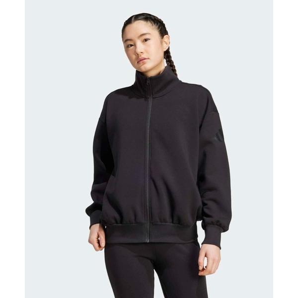 『セール実施中』ZOZO問い合わせ番号:109999443ショップ:adidas，アディダスブランド:adidas，アディダス商品名:ソフト ラグジュアリー ルーズ フルジップ / アディダス adidasカテゴリ:トップス>ジャージ...