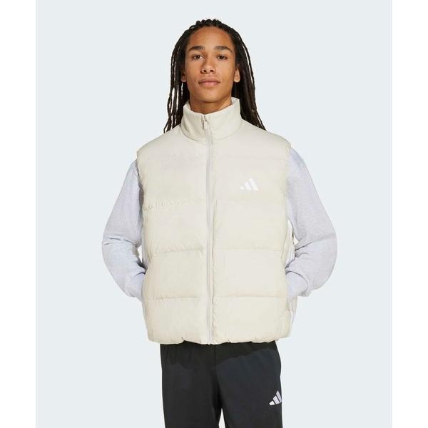 『タイムセール実施中』ZOZO問い合わせ番号:110000288ショップ:adidas，アディダスブランド:adidas，アディダス商品名:エッセンシャルズ クライマウォーム スリーストライプス パファー ダウン ベスト / アディダス a...