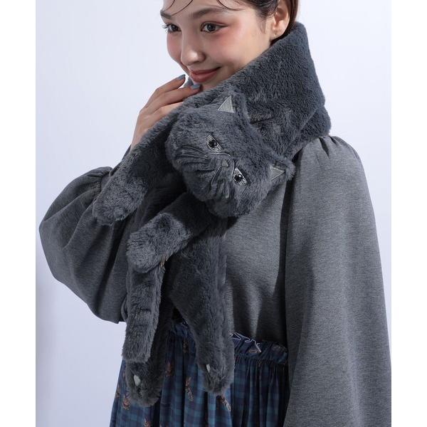 ZOZO問い合わせ番号:110038224ショップ:BEAMS WOMEN，ビームスウィメンブランド:mmts，マミタス商品名:エキゾ 猫 ティペットカテゴリ:ファッション雑貨>マフラーブランド品番:16-45-0012-963素材:...