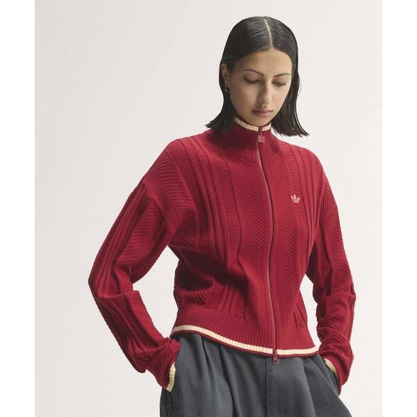 ZOZO問い合わせ番号:110042026ショップ:adidas，アディダスブランド:adidas，アディダス，adidas Originals，アディダスオリジナルス商品名:ファイヤーバード ケーブルニットトラックトップ / ジャージ /...