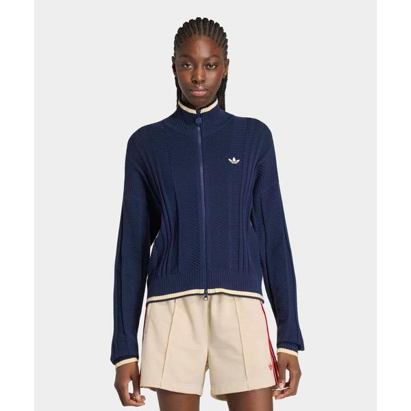ZOZO問い合わせ番号:110042030ショップ:adidas，アディダスブランド:adidas，アディダス，adidas Originals，アディダスオリジナルス商品名:ファイヤーバード ケーブルニットトラックトップ / ジャージ /...