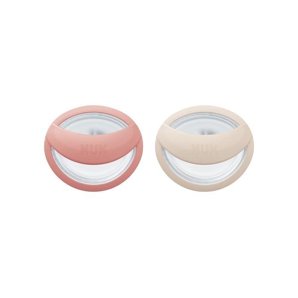 ZOZO問い合わせ番号:110043691ショップ:DADWAY，ダッドウェイブランド:DADWAY，ダッドウェイ商品名:NUK　おしゃぶりパーフェクトマッチ(ケース付き)/2個セット/0-6/カテゴリ:ママ＆ベビー>マグ/哺乳瓶/お...