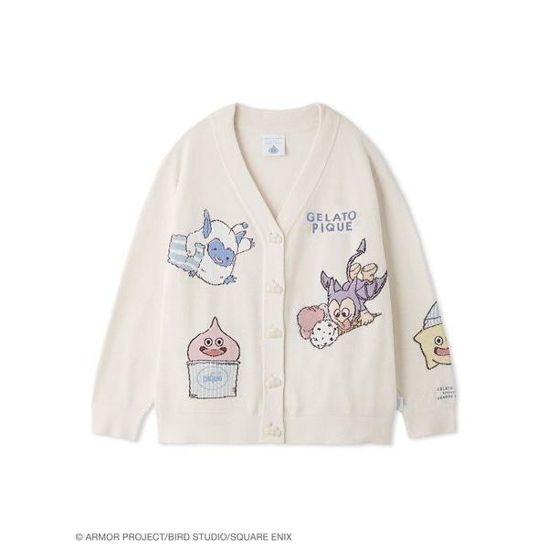 ZOZO問い合わせ番号:110080056ショップ:gelato pique，ジェラート　ピケブランド:gelato pique，ジェラートピケ商品名:「ドラゴンクエスト」「ユニセックス」ジャガードカーディガンカテゴリ:ルームウェア>...
