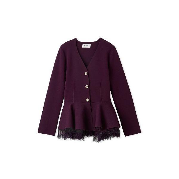 ZOZO問い合わせ番号:110120359ショップ:SNIDEL，スナイデルブランド:SNIDEL，スナイデル商品名:ペプラムニットジャケットカテゴリ:ジャケット/アウター>テーラードジャケットブランド品番:SWNJ264260素材:...