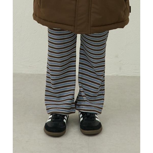ZOZO問い合わせ番号:110123007ショップ:pairmanon，ペアマノンブランド:pairmanon，ペアマノン，coucou manon，ククゥ マノン商品名:「90-150cm」リブカットアソートガラワイドパンツカテゴリ:パン...