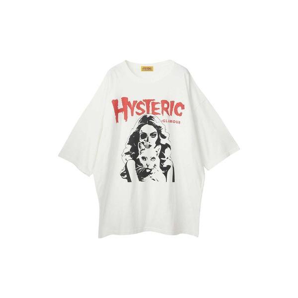 ZOZO問い合わせ番号:110123910ショップ:HYSTERIC GLAMOUR，ヒステリックグラマーブランド:HYSTERIC GLAMOUR，ヒステリックグラマー商品名:HYSTERIC WOMAN HALF SKULL CAT オ...
