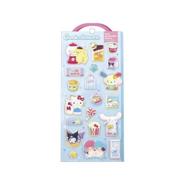 ZOZO問い合わせ番号:110159808ショップ:Rendez-Vous，ランデヴーブランド:sanrio，サンリオ商品名:「 sanrio 」 サンリオキャラクターズ パールマシュマロシール 26S7カテゴリ:雑貨/ホビー>ステッ...