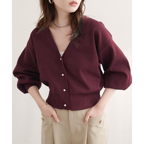『タイムセール実施中』ZOZO問い合わせ番号:110196674ショップ:natural couture，ナチュラルクチュールブランド:natural couture，ナチュラルクチュール商品名:ちびパール釦カーデカテゴリ:トップス>...