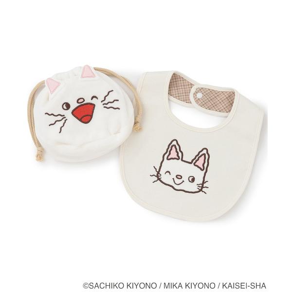 ※このアイテムは返品・交換対象外商品です。ZOZO問い合わせ番号:110232590ショップ:petit main，プティマインブランド:petit main，プティマイン商品名:「ノンタン」巾着＋スタイセットカテゴリ:ママ＆ベビー>...
