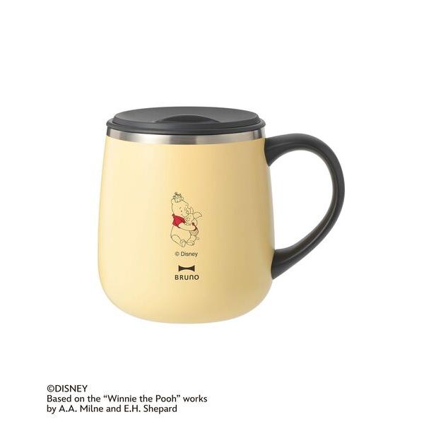 ZOZO問い合わせ番号:110233348ショップ:BRUNO，ブルーノブランド:BRUNO，ブルーノ商品名:Pooh 蓋つきステンレスマグ shortカテゴリ:食器/キッチン>グラス/マグカップ/タンブラーブランド品番:676110...