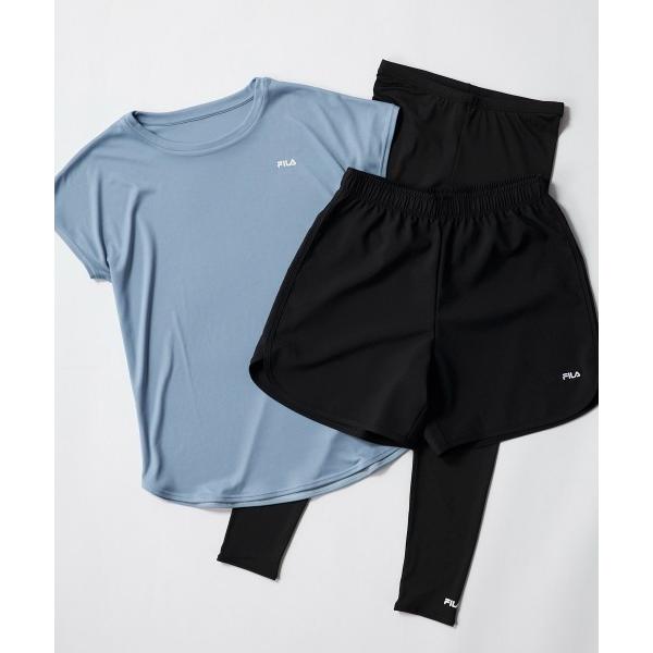 『タイムセール実施中』ZOZO問い合わせ番号:110233527ショップ:Kappa/FILA，カッパ/フィラブランド:FILA，フィラ商品名:マルチウェイ セットアップ 3点セット (ラッシュガード / フィットネスフェア)カテゴリ:水着...