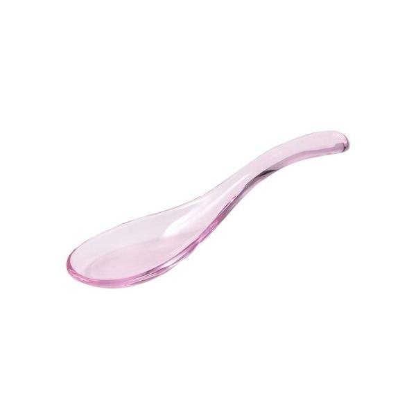 ZOZO問い合わせ番号:110270523ショップ:Francfranc，フランフランブランド:Francfranc，フランフラン商品名:ガラス レンゲ ピンクカテゴリ:食器/キッチン>カトラリーブランド品番:110111010484...