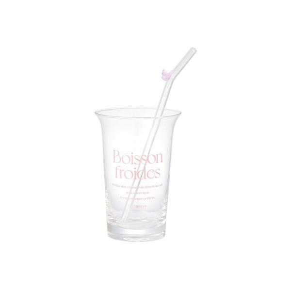 ZOZO問い合わせ番号:110270534ショップ:Francfranc，フランフランブランド:Francfranc，フランフラン商品名:タイポ ストロー付きガラスタンブラー ピンクカテゴリ:食器/キッチン>グラス/マグカップ/タンブ...