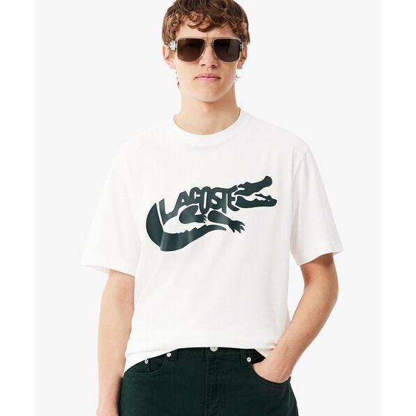 ZOZO問い合わせ番号:110310648ショップ:LACOSTE，ラコステブランド:LACOSTE，ラコステ商品名:ビッグワニグラフィックプリントTシャツカテゴリ:トップス>Tシャツ/カットソーブランド品番:TH9990-99素材:...