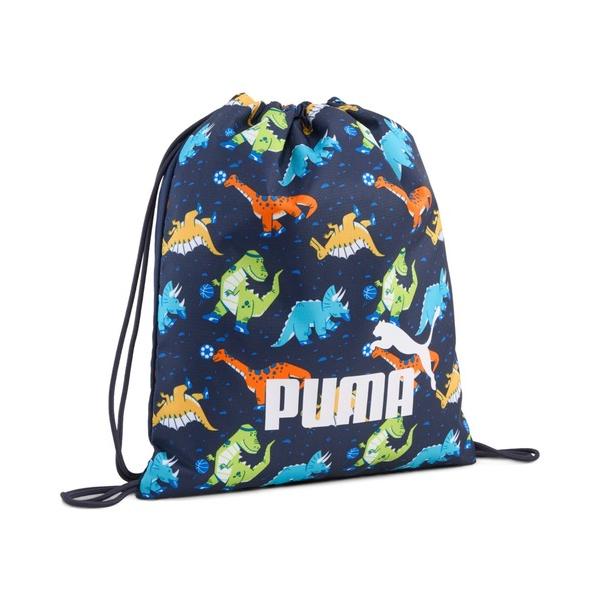 ZOZO問い合わせ番号:110310803ショップ:PUMA STORE ZOZO，プーマストアゾゾブランド:PUMA，プーマ商品名:PUMA プーマ キッズ プーマ フェーズ AOP スモール ジムサック 11Lカテゴリ:バッグ>ボ...