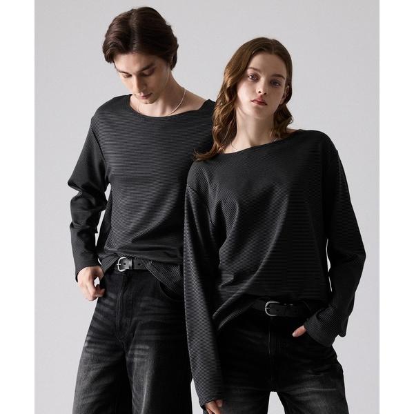 ZOZO問い合わせ番号:110312012ショップ:EMMA CLOTHES，エマ クローズブランド:CLEL，クレイル商品名:「CLEL」Giza Cotton Boat-Neck T-Shirt / ギザコットン ボートネックTシャツ(...