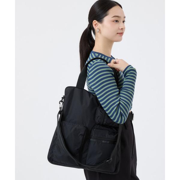 ZOZO問い合わせ番号:110350225ショップ:LeSportsac，レスポートサックブランド:LeSportsac，レスポートサック商品名:CARGO N/S TOTE リサイクルドブラックJPカテゴリ:バッグ>ショルダーバッグ...