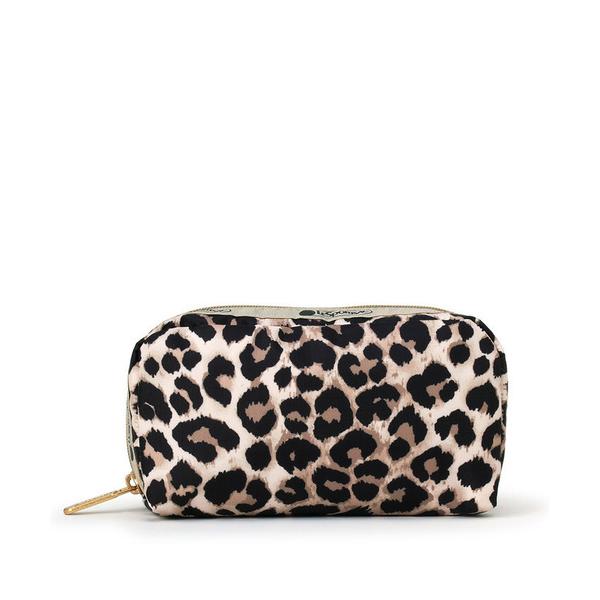 ZOZO問い合わせ番号:110350248ショップ:LeSportsac，レスポートサックブランド:LeSportsac，レスポートサック商品名:RECTANGULAR COSMETIC ラテレオパードカテゴリ:財布/小物>ポーチブラ...
