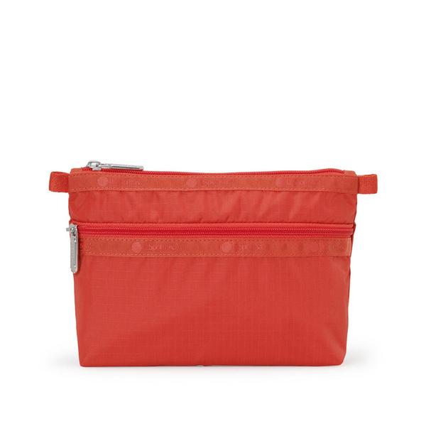 ZOZO問い合わせ番号:110350267ショップ:LeSportsac，レスポートサックブランド:LeSportsac，レスポートサック商品名:COSMETIC CLUTCH オータムオレンジカテゴリ:財布/小物>ポーチブランド品番...