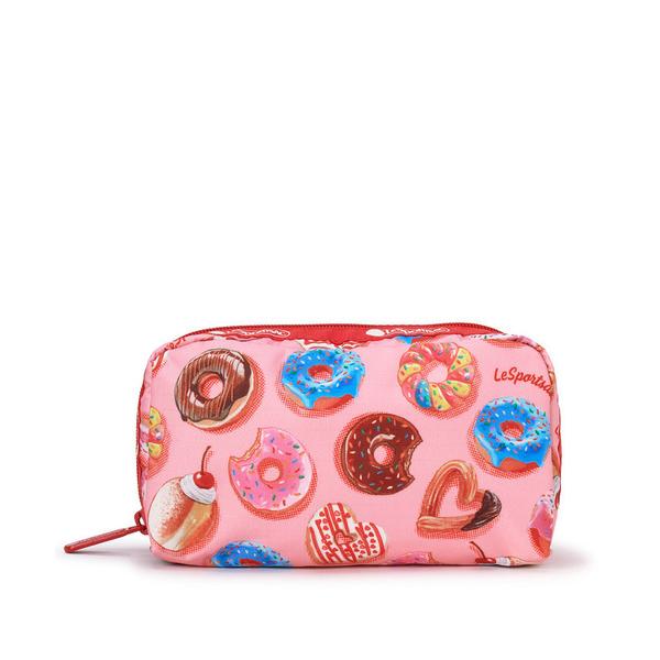 ZOZO問い合わせ番号:110350299ショップ:LeSportsac，レスポートサックブランド:LeSportsac，レスポートサック商品名:RECTANGULAR COSMETIC シュガーラッシュドーナツカテゴリ:財布/小物>...