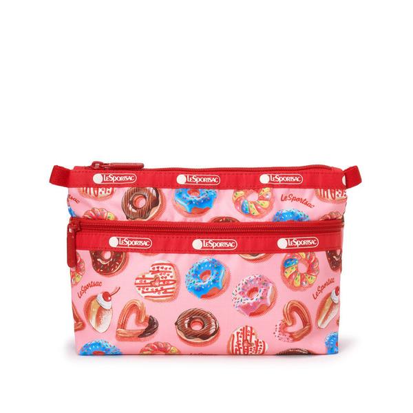 ZOZO問い合わせ番号:110350301ショップ:LeSportsac，レスポートサックブランド:LeSportsac，レスポートサック商品名:COSMETIC CLUTCH シュガーラッシュドーナツカテゴリ:財布/小物>ポーチブラ...