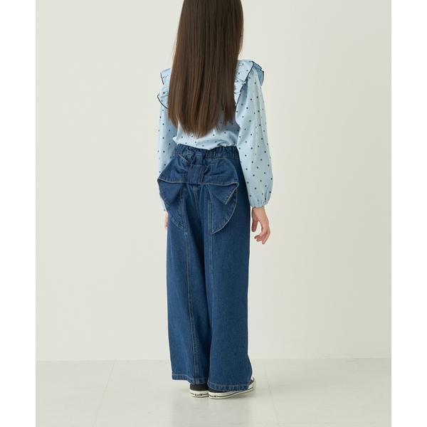 ZOZO問い合わせ番号:110350703ショップ:petit main，プティマインブランド:Lycee mine，リセマイン，petit main，プティマイン商品名:「スクールにもオススメ」バックリボンワイドパンツカテゴリ:パンツ&g...