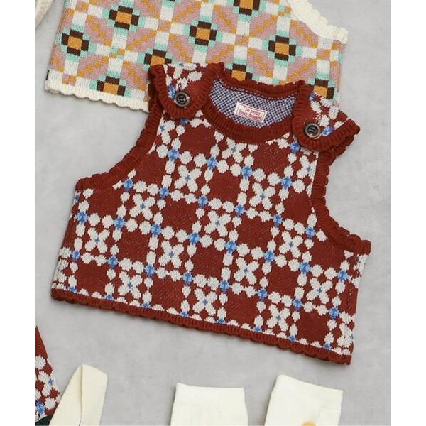 ※このアイテムは返品・交換対象外商品です。ZOZO問い合わせ番号:110350858ショップ:F.O.Online Store，エフオーオンラインストアブランド:BREEZE，ブリーズ商品名:ニットジャガードベストカテゴリ:ママ＆ベビー&g...
