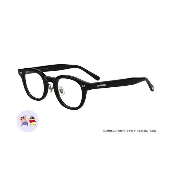 ZOZO問い合わせ番号:110394089ショップ:Zoff，ゾフブランド:Zoff，ゾフ商品名:Zoff｜クレヨンしんちゃん「しんちゃん＆ぶりぶりざえもんモデル」ウェリントン型 メガネ｜軽量 太縁 黒縁フレーム 眼鏡 検眼調整 伊達メガネ...