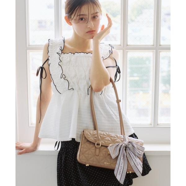 ZOZO問い合わせ番号:110439346ショップ:JILL by JILL STUART，ジル バイ ジル スチュアートブランド:JILL by JILL STUART，ジルバイジルスチュアート商品名:スカーフリボンキルティングバッグカテ...