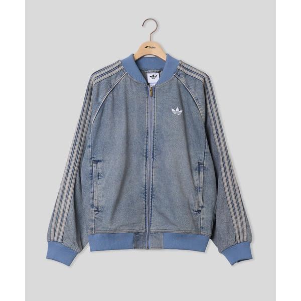 ZOZO問い合わせ番号:110474693ショップ:Styles，スタイルスブランド:adidas Originals，アディダスオリジナルス商品名:adidas SST ADICOLOR DENIM TRACKTOP LIGHT WASH...