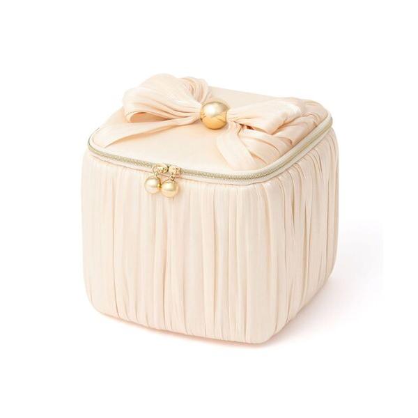 ZOZO問い合わせ番号:110474812ショップ:Francfranc，フランフランブランド:Francfranc，フランフラン商品名:シフォンリボン バニティポーチ M アイボリーカテゴリ:財布/小物>ポーチブランド品番:1106...