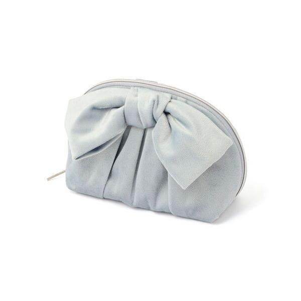 ZOZO問い合わせ番号:110474820ショップ:Francfranc，フランフランブランド:Francfranc，フランフラン商品名:ベロアリボン ポーチ S ライトブルー メイクポーチ 化粧ポーチ 持ち運びカテゴリ:財布/小物>...