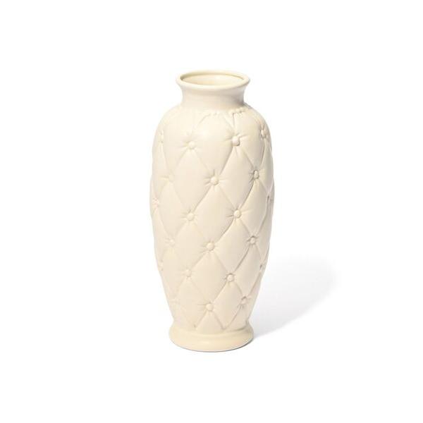 ZOZO問い合わせ番号:110474829ショップ:Francfranc，フランフランブランド:Francfranc，フランフラン商品名:セラミック キルト フラワーベース M アイボリーカテゴリ:インテリア>フラワーベースブランド品...