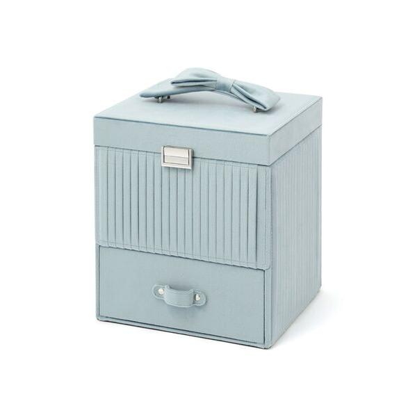 ZOZO問い合わせ番号:110474834ショップ:Francfranc，フランフランブランド:Francfranc，フランフラン商品名:ギャザー コスメボックス ブルーカテゴリ:インテリア>収納グッズブランド品番:111106005...