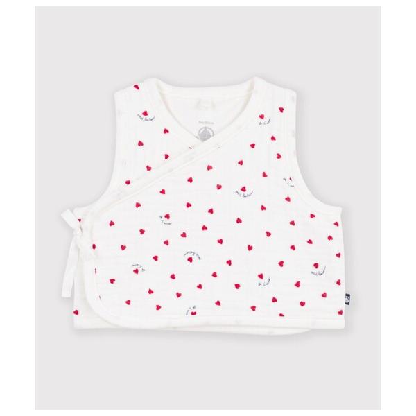 ZOZO問い合わせ番号:110475054ショップ:PETIT BATEAU，プチバトーブランド:PETIT BATEAU，プチバトー商品名:ハートプリントベストカテゴリ:トップス>ベストブランド品番:A0GIT素材:身生地 / 裏地...