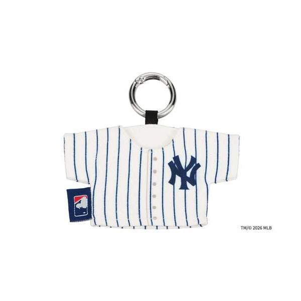 ZOZO問い合わせ番号:110477499ショップ:Zoff，ゾフブランド:Zoff，ゾフ商品名:Zoff｜MLB メガネ・サングラス拭き｜クリーナー キーホルダー チャーム マスコット スマホ拭き MLB メジャーリーグ ヤンキース ドジ...