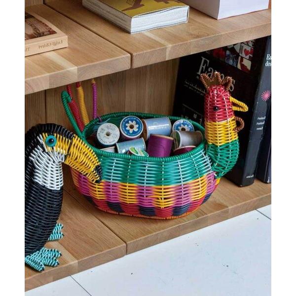 ZOZO問い合わせ番号:110479161ショップ:BIRTHDAY BAR，バースデイバーブランド:BIRTHDAY BAR，バースデイバー商品名:ROOSTER BASKET ニワトリバスケットカテゴリ:インテリア>収納グッズブラ...