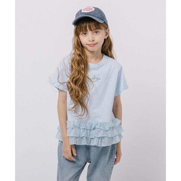 ZOZO問い合わせ番号:110479406ショップ:moredays store，モアデイズ・ストアブランド:URBAN CHERRY，アーバンチェリー商品名:ワンポイントデザインシアーティアードフリルドッキングトップスカテゴリ:トップス&...