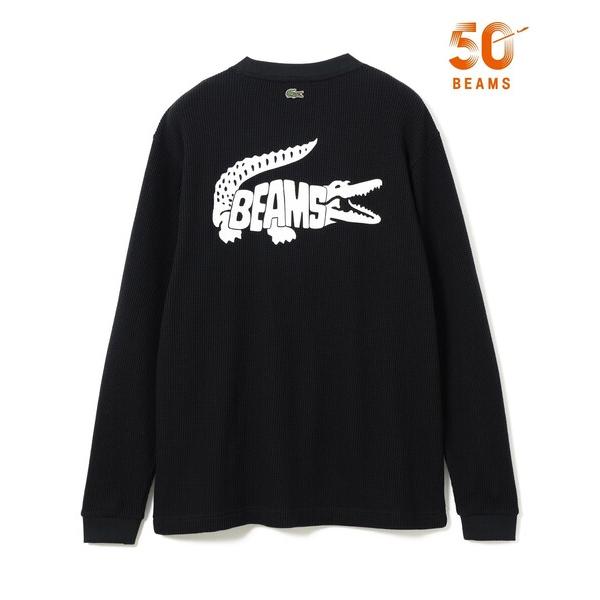 ZOZO問い合わせ番号:110515760ショップ:BEAMS MEN，ビームス メンブランド:LACOSTE，ラコステ，BEAMS，ビームス商品名:「別注」LACOSTE / ロゴ サーマル Tシャツカテゴリ:トップス>Tシャツ/カ...