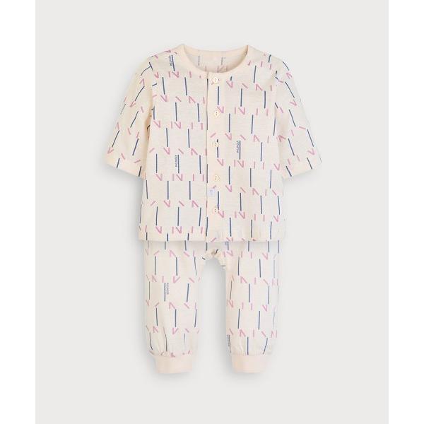 ZOZO問い合わせ番号:110517201ショップ:moimoln，モイモルンブランド:moimoln，モイモルン商品名:「ルームウェア」幾何学モチーフ7分袖トップス＆パンツカテゴリ:ルームウェア>ルームウェア/パジャマブランド品番:...