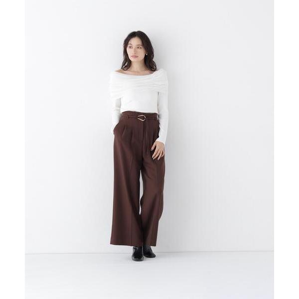 ZOZO問い合わせ番号:110519251ショップ:NATURAL BEAUTY BASIC，ナチュラルビューティーベーシックブランド:NATURAL BEAUTY BASIC，ナチュラルビューティーベーシック商品名:ダブルベルトワイドパン...