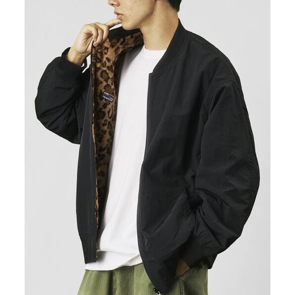 ZOZO問い合わせ番号:110556531ショップ:FREAK'S STORE，フリークスストアブランド:FREAK'S STORE，フリークスストア商品名:限定展開 ナイロン フリース リバーシブル MA-1/ジップアップブルゾンカテゴリ...