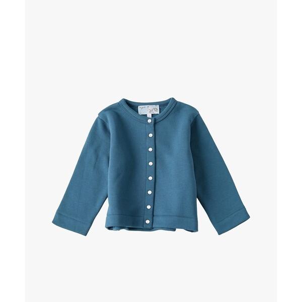 ZOZO問い合わせ番号:110561611ショップ:agnes b.，アニエスベーブランド:agnes b.，アニエスベー商品名:ベビー コットン 長袖 カーディガンプレッションカテゴリ:トップス>カーディガン/ボレロブランド品番:E...