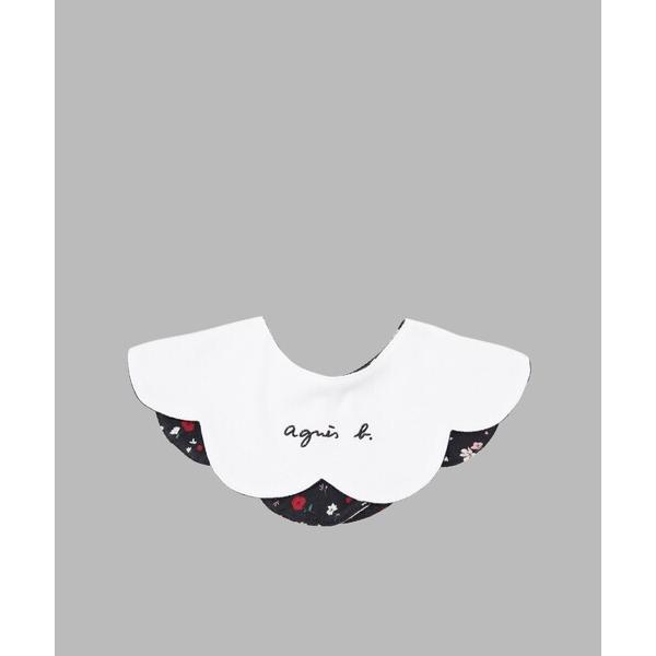 ※このアイテムは返品・交換対象外商品です。ZOZO問い合わせ番号:110561614ショップ:agnes b.，アニエスベーブランド:agnes b.，アニエスベー商品名:ベビー フラワープリント ロゴ刺繍 コットン リバーシブル スタイカ...